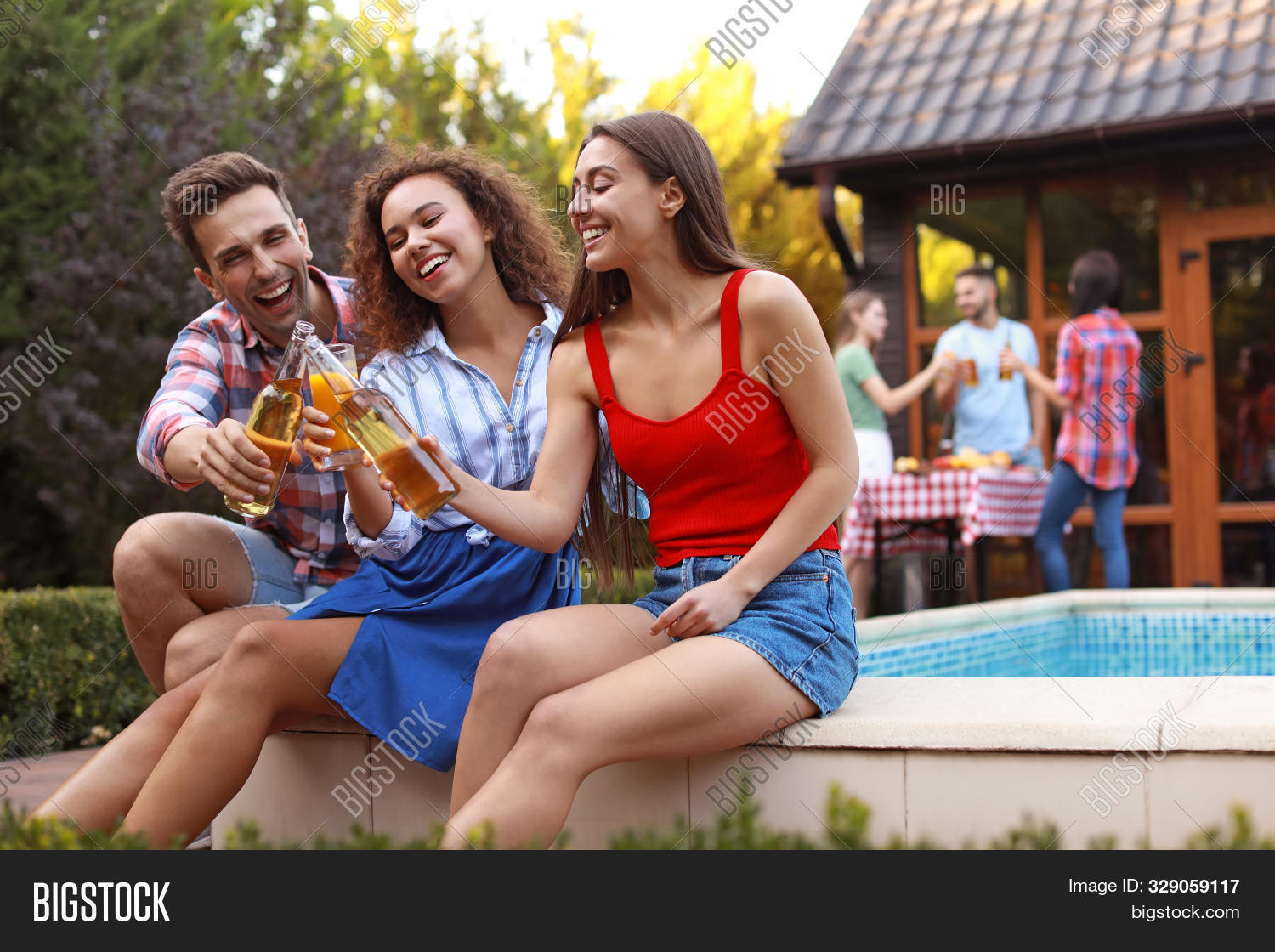 Happy Friends Drinks Image & Photo (Free Trial) | Bigstock