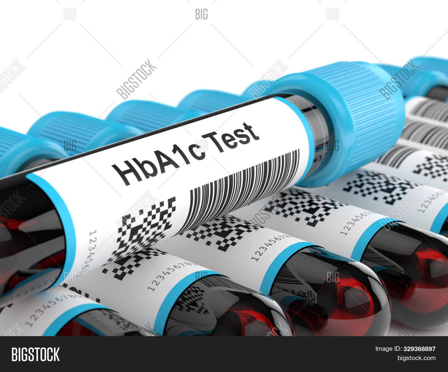 3d Render Hba1c Blood Image & Photo (Free Trial) | Bigstock