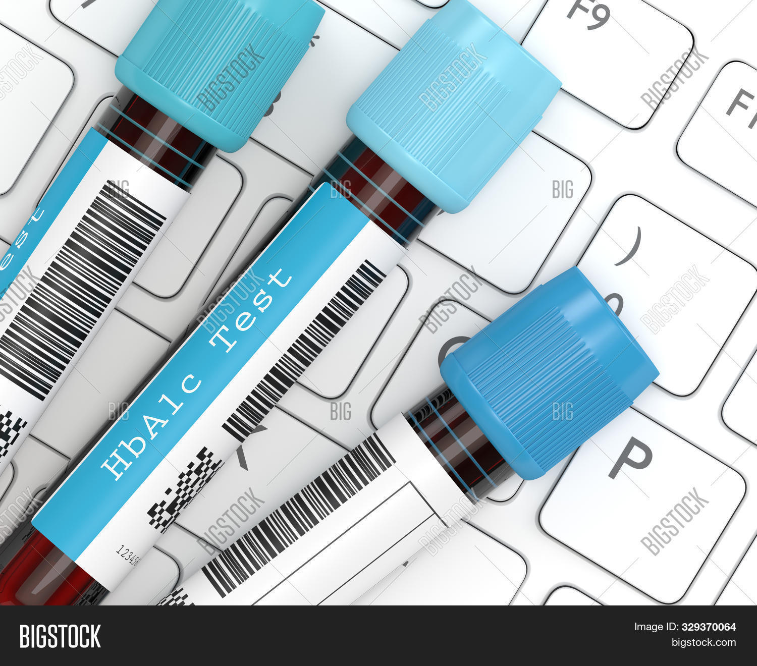 3d Render Hba1c Blood Image & Photo (Free Trial) | Bigstock