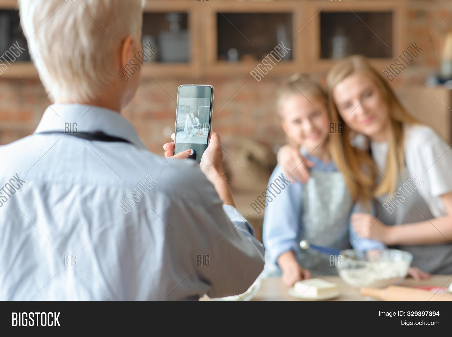 Back View Old Woman Image & Photo (Free Trial) | Bigstock
