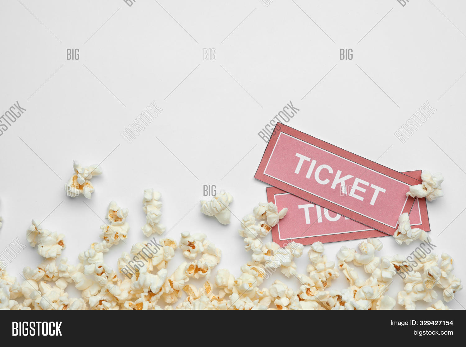 Popcorn Tickets On Image & Photo (Free Trial) | Bigstock