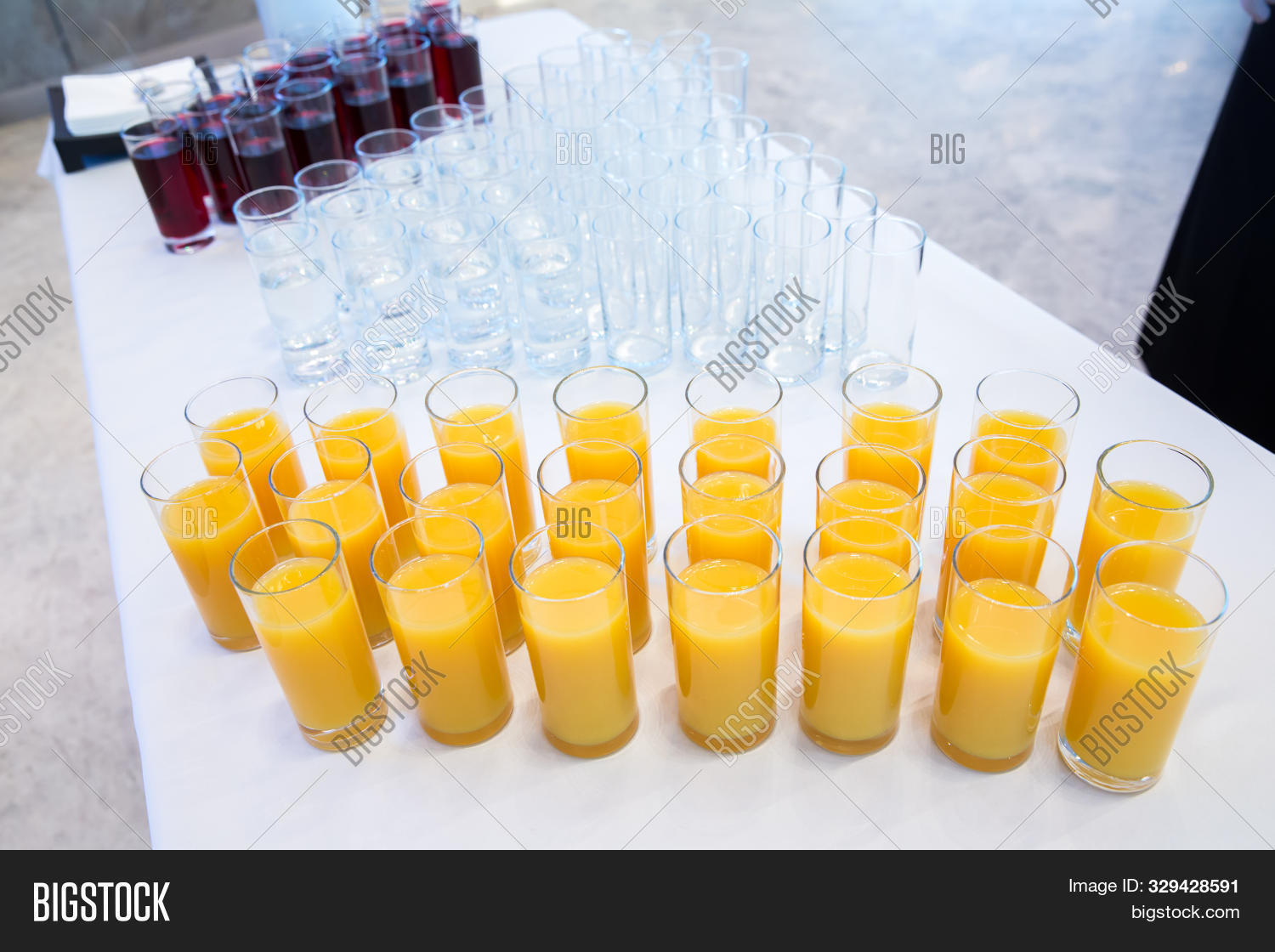 Glasses of juice store
