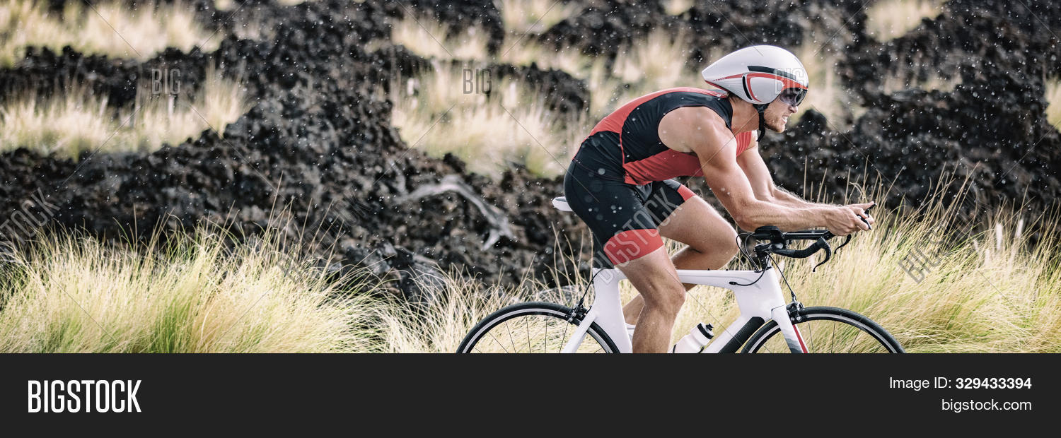 Biking Triathlete Man Image & Photo (Free Trial) | Bigstock