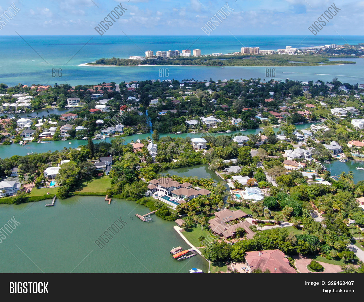 Aerial View Siesta Key Image & Photo (Free Trial) | Bigstock