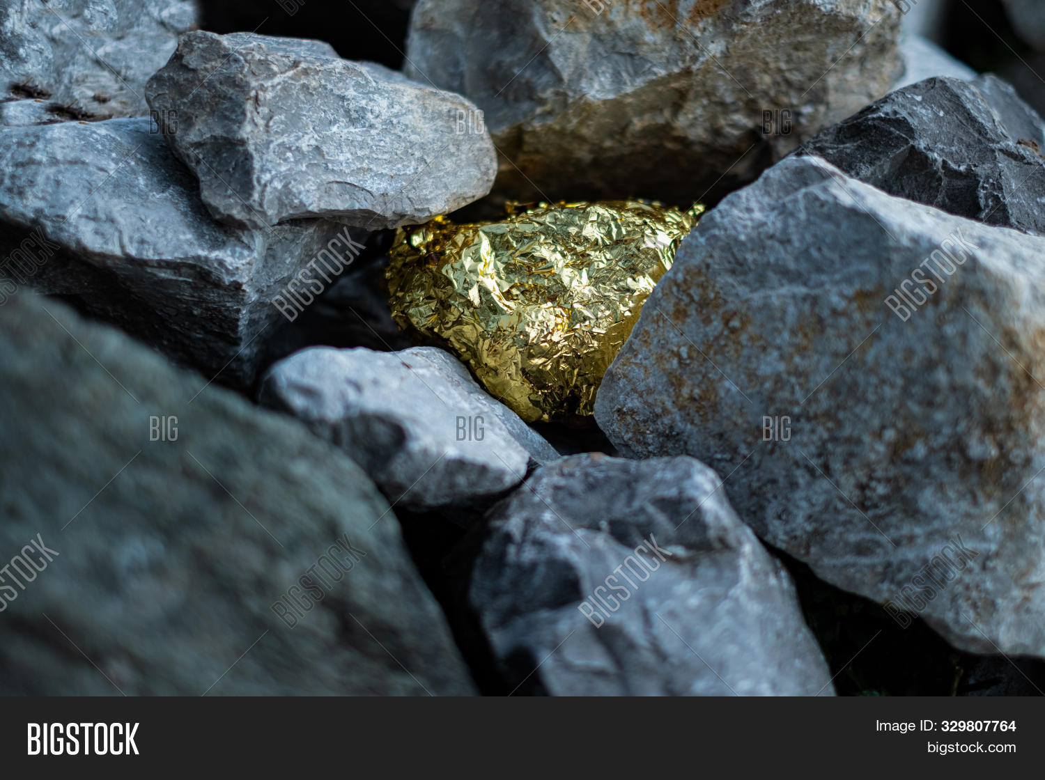 Gold Nugget Grey Image & Photo (Free Trial) | Bigstock