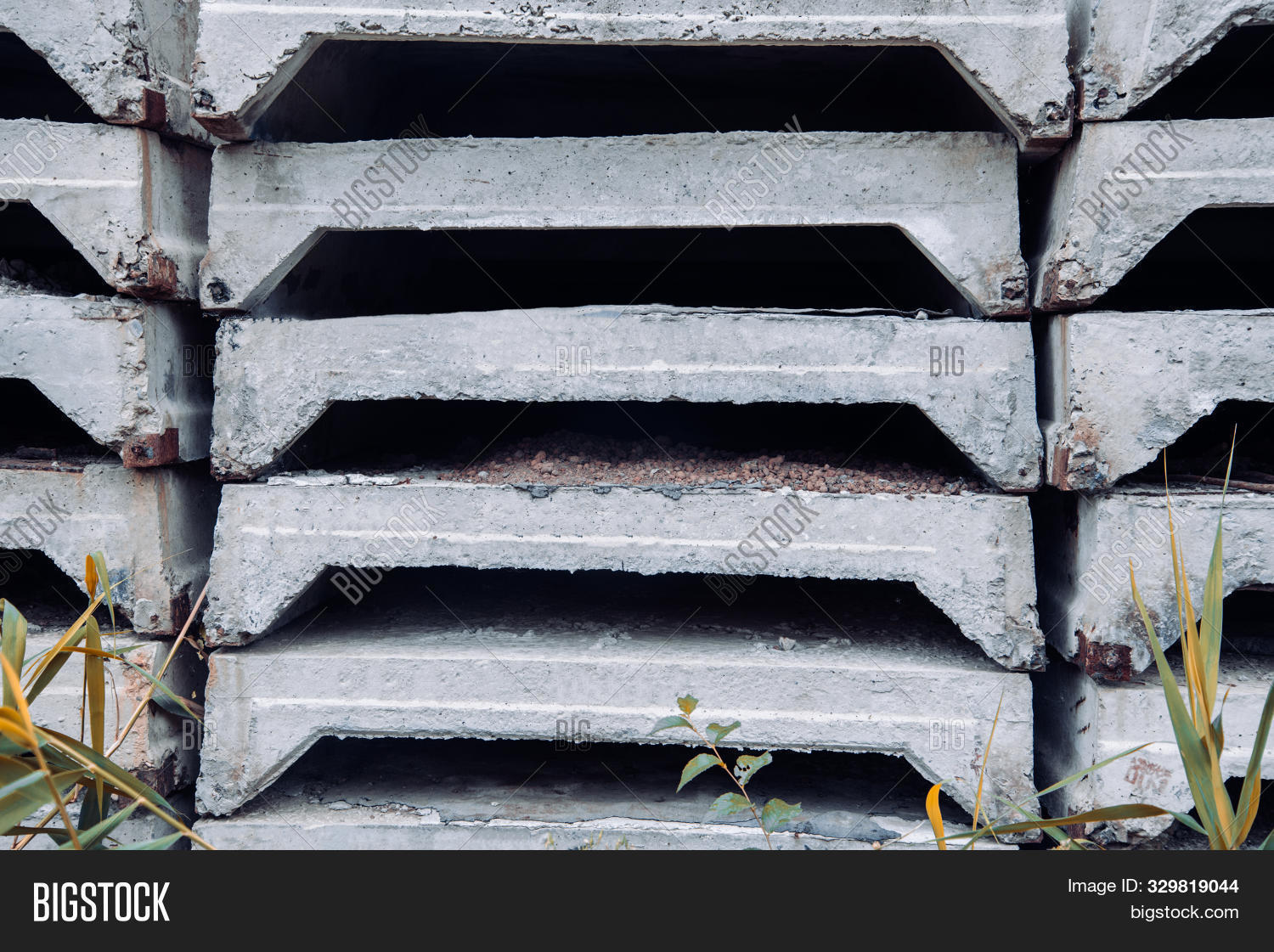Stack Precast Concrete Image & Photo (Free Trial) | Bigstock