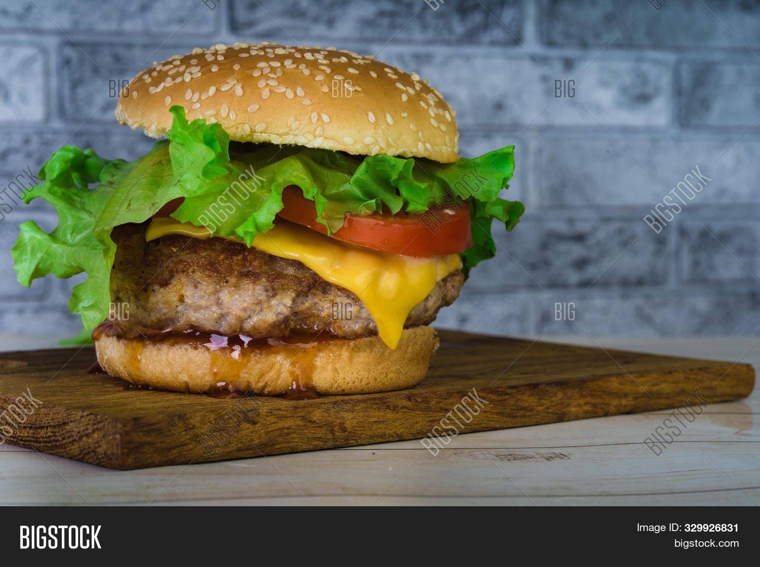 Hamburger Sandwich. Image & Photo (Free Trial) | Bigstock