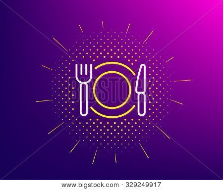 Restaurant Food Line Vector & Photo (Free Trial) | Bigstock
