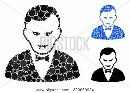 Vampire Mosaic Circle Vector & Photo (Free Trial) | Bigstock