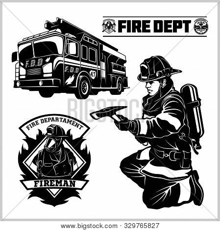 Fire Department Vector & Photo (Free Trial) | Bigstock