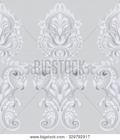 Rococo Texture Vector & Photo (Free Trial) | Bigstock