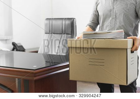 Upset Employee Packing Image & Photo (Free Trial) | Bigstock