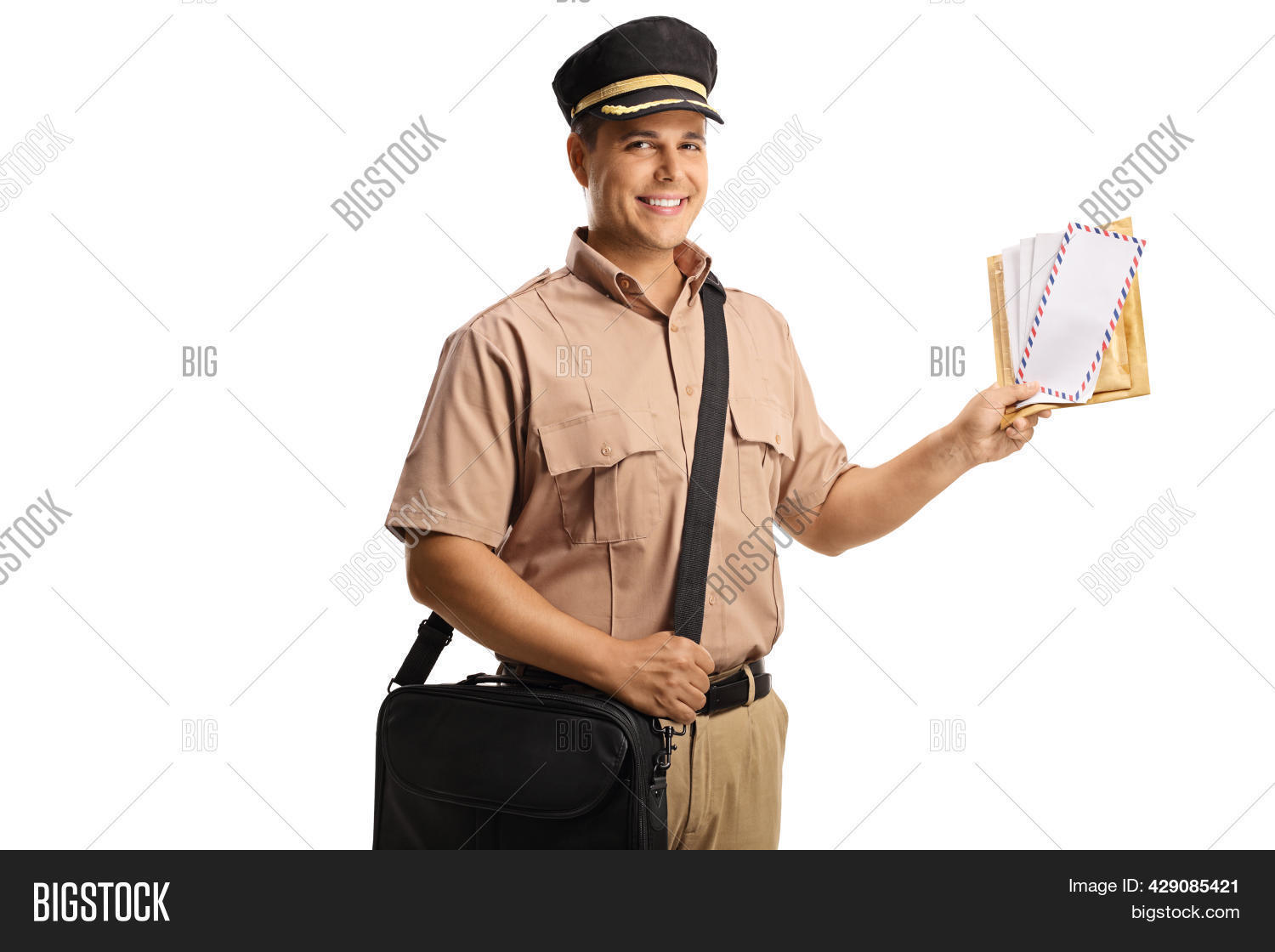 Smiling Mailman Image & Photo (Free Trial) | Bigstock