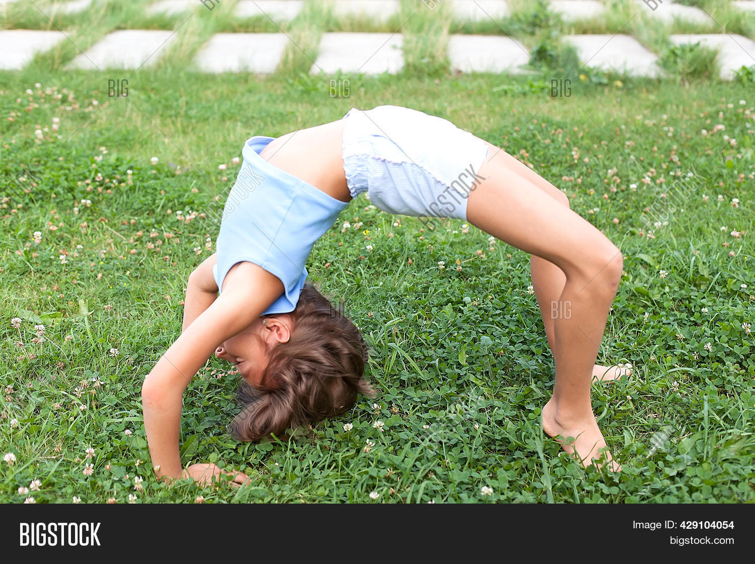 Little Girl Makes Image & Photo (Free Trial) | Bigstock