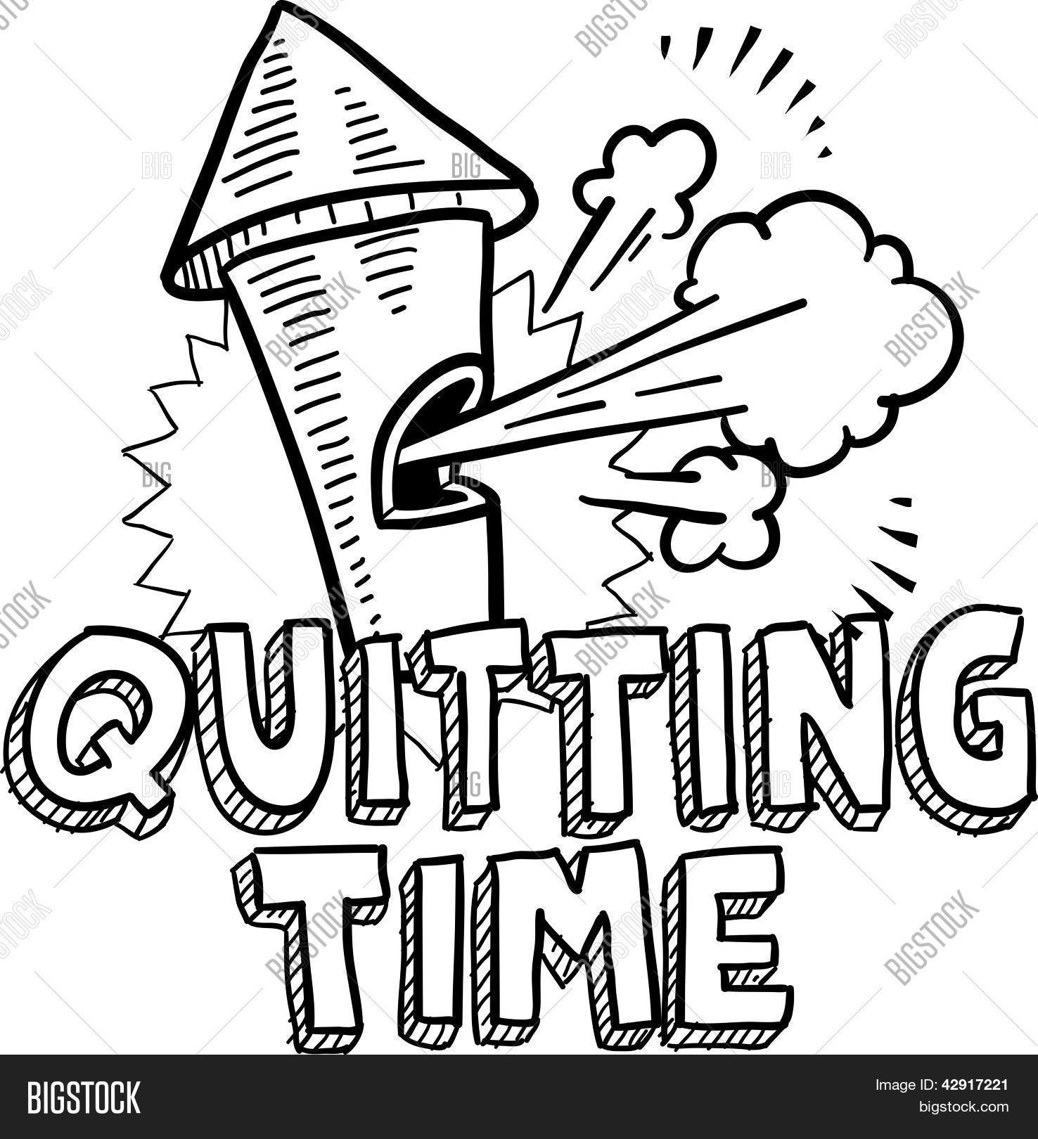 Quitting Time Whistle Vector & Photo (Free Trial) | Bigstock