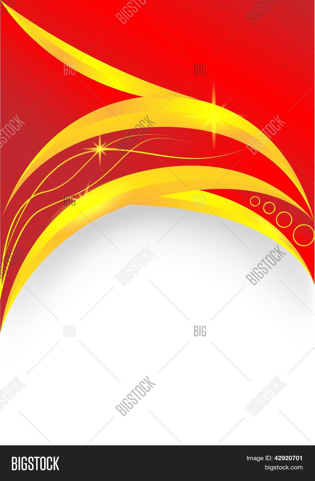 Red Gold Wave Image & Photo (Free Trial) | Bigstock