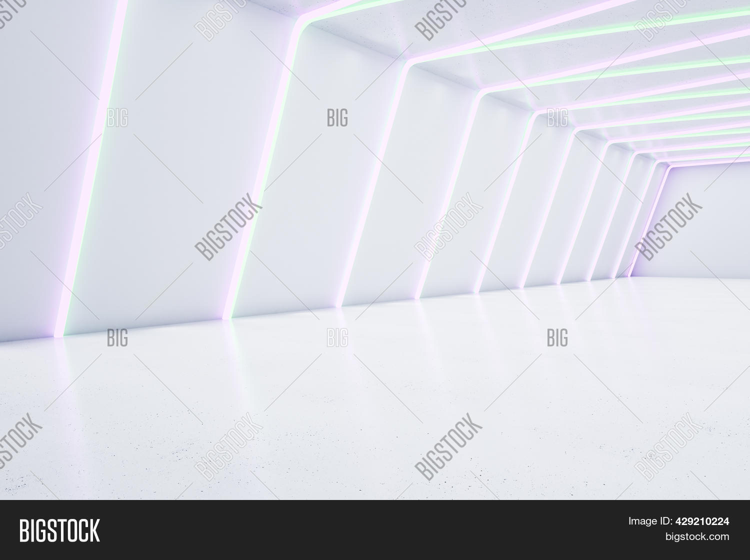 White Futuristic Room Image & Photo (Free Trial) | Bigstock