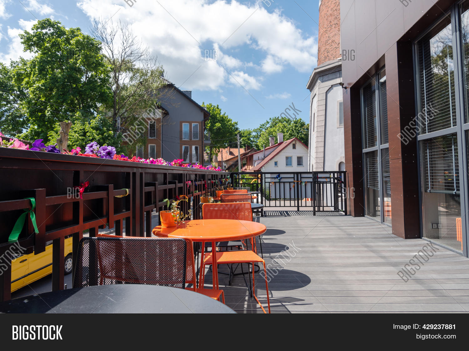 Tables Outdoor Cafe, Image & Photo (Free Trial) | Bigstock