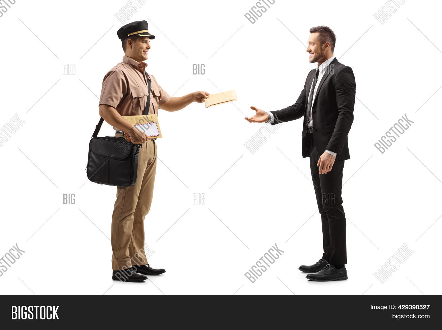 Young Mailman Uniform Image & Photo (Free Trial) | Bigstock