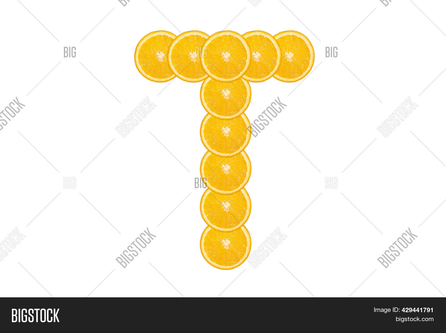 Sliced Orange Alphabet Image & Photo (Free Trial) | Bigstock