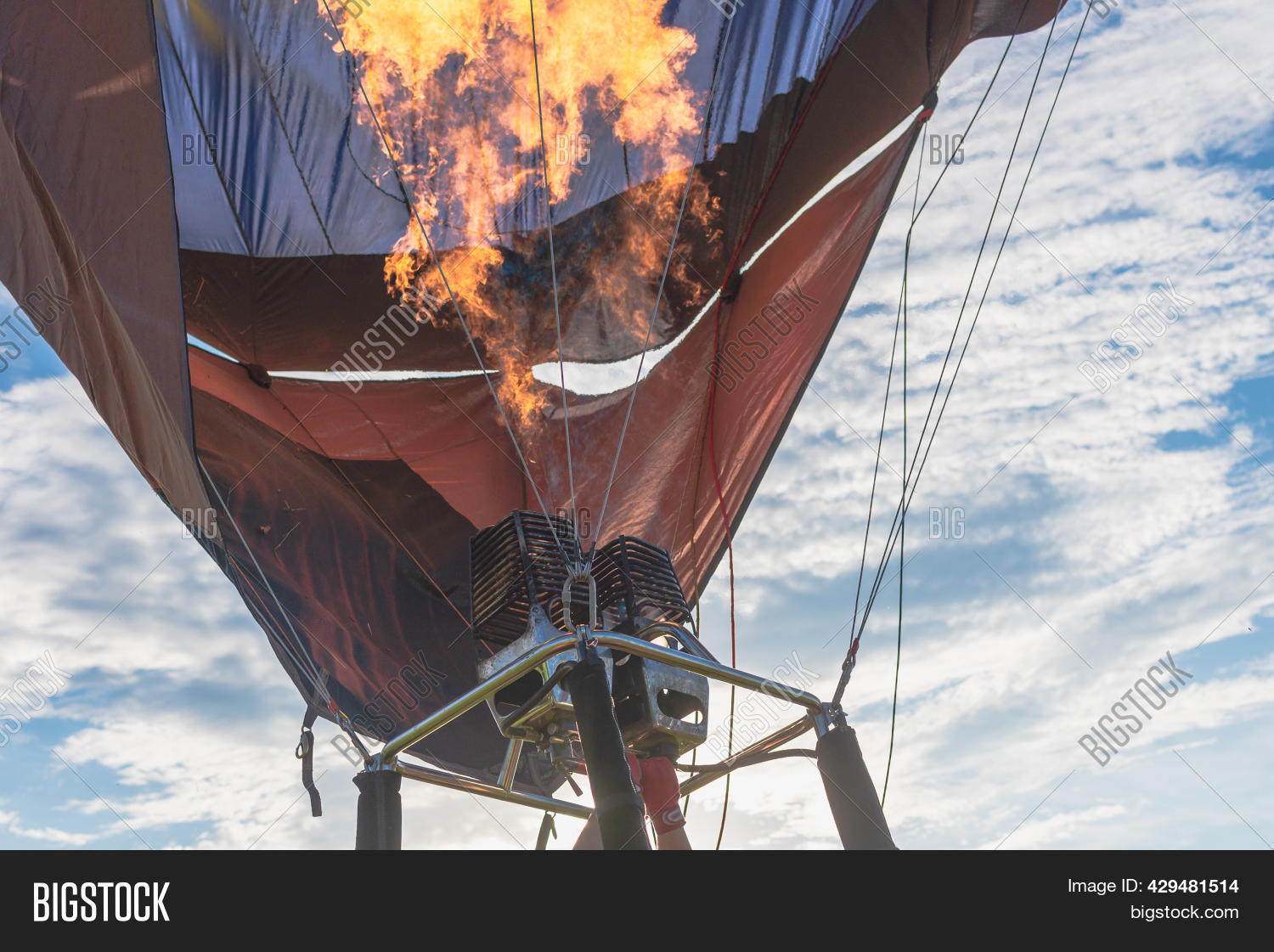 Hot Air Balloon Fire Image & Photo (Free Trial) | Bigstock
