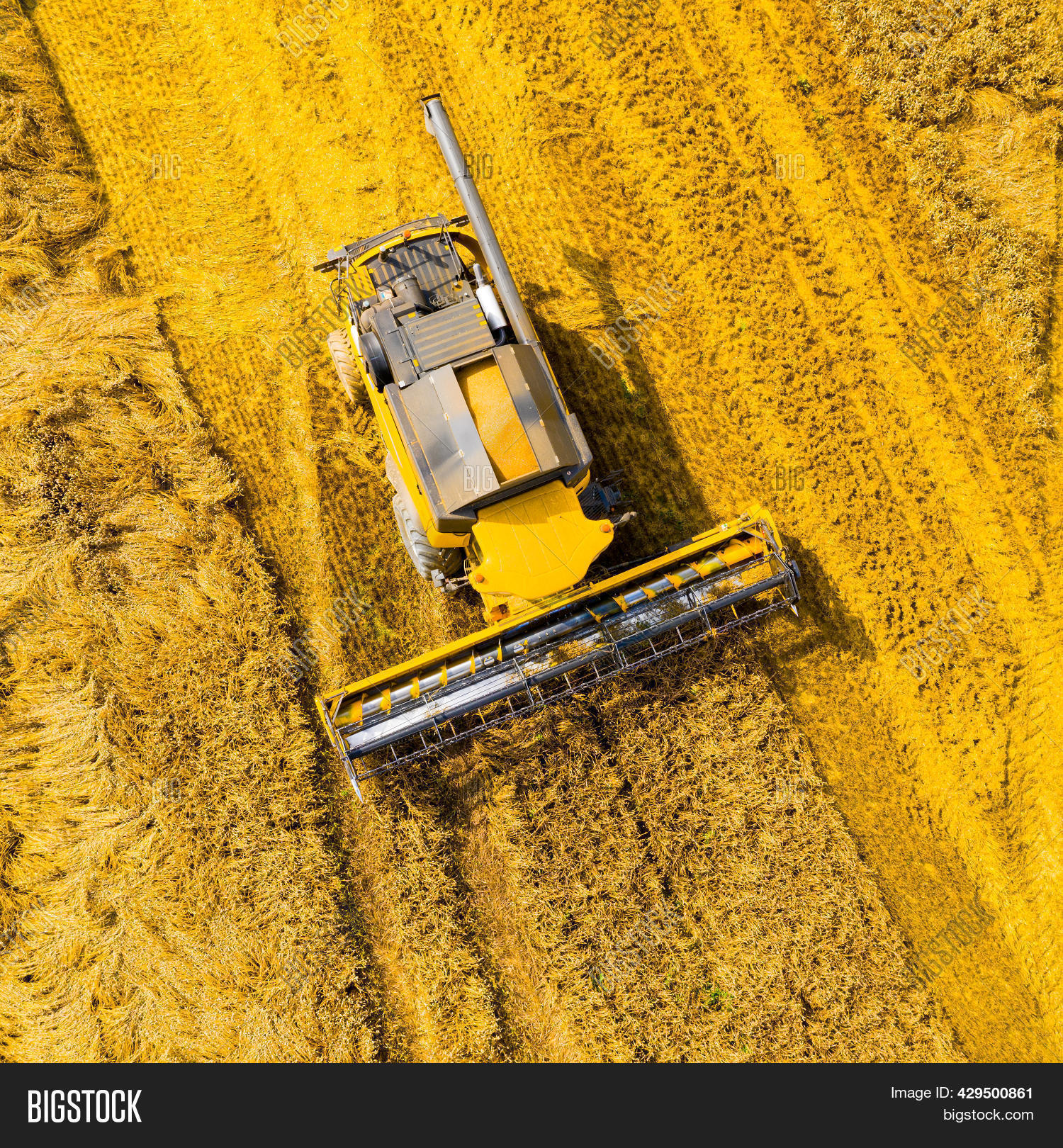 Aerial View Combine Image & Photo (Free Trial) | Bigstock