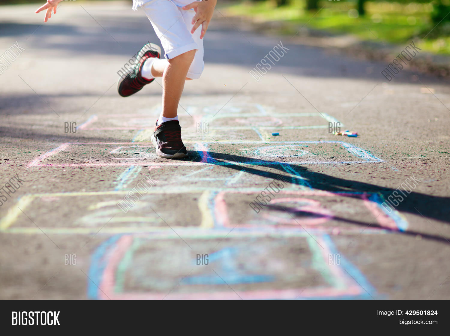 Kids Play Hopscotch Image & Photo (Free Trial) | Bigstock