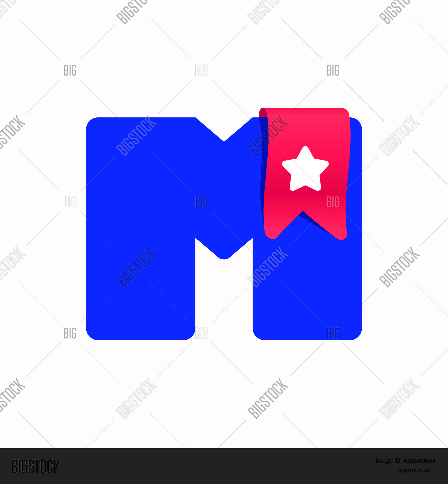 Cute Bold M Letter Vector & Photo (Free Trial) | Bigstock