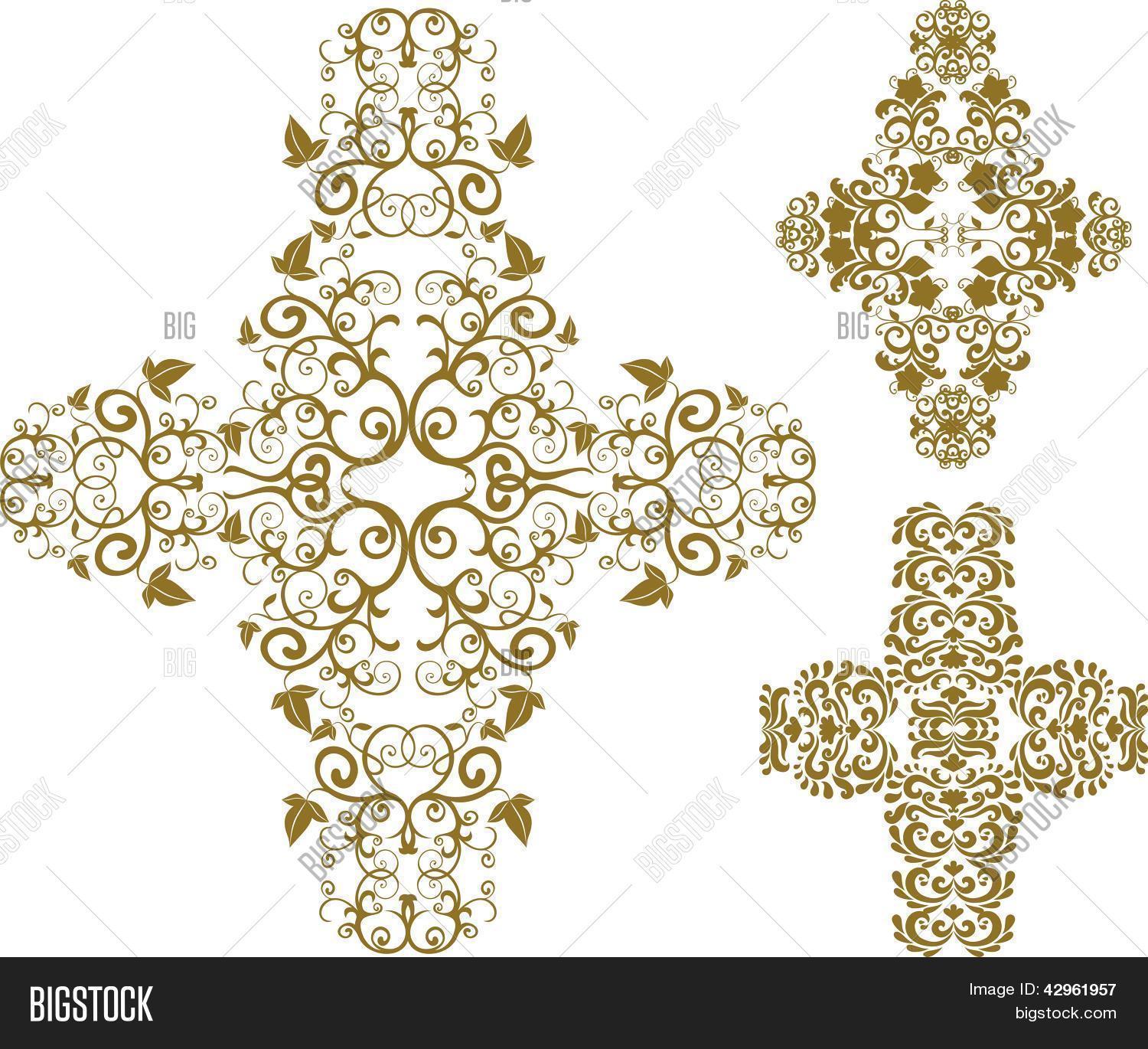 Floral Cross Vector & Photo (Free Trial) | Bigstock