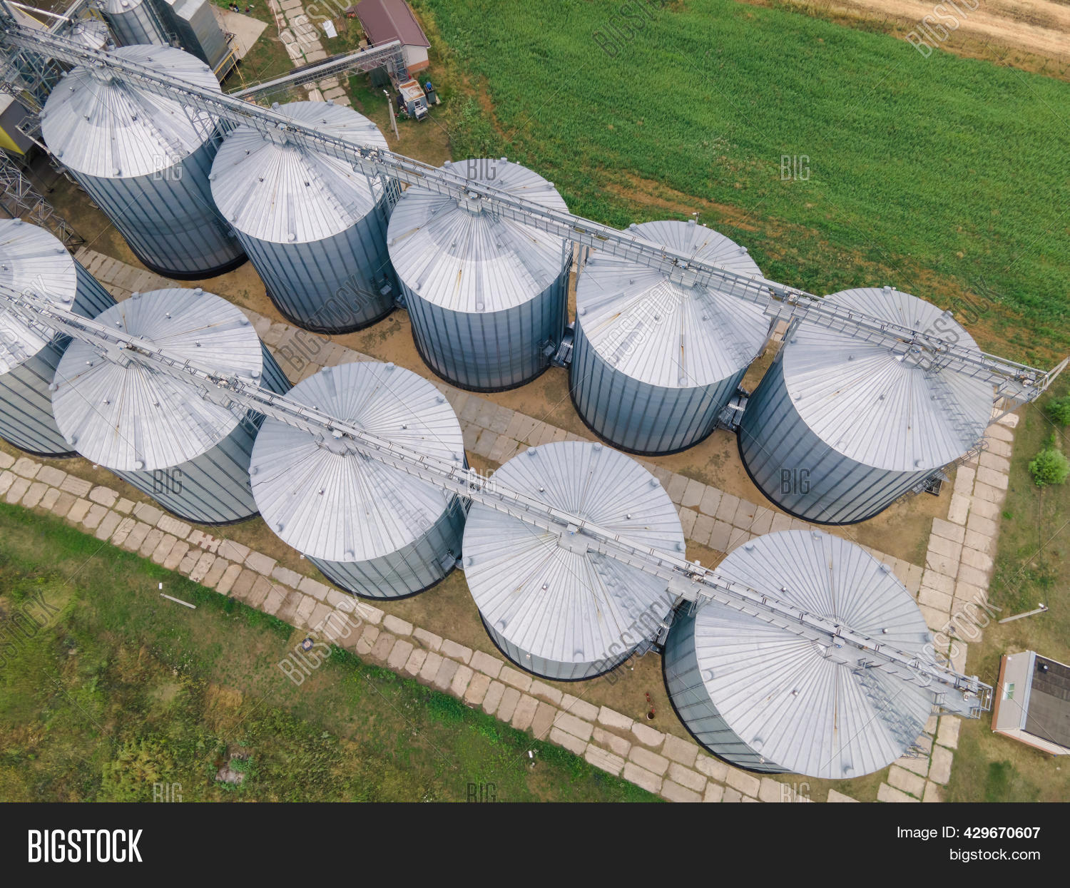Large Metal Silo Image & Photo (Free Trial) | Bigstock