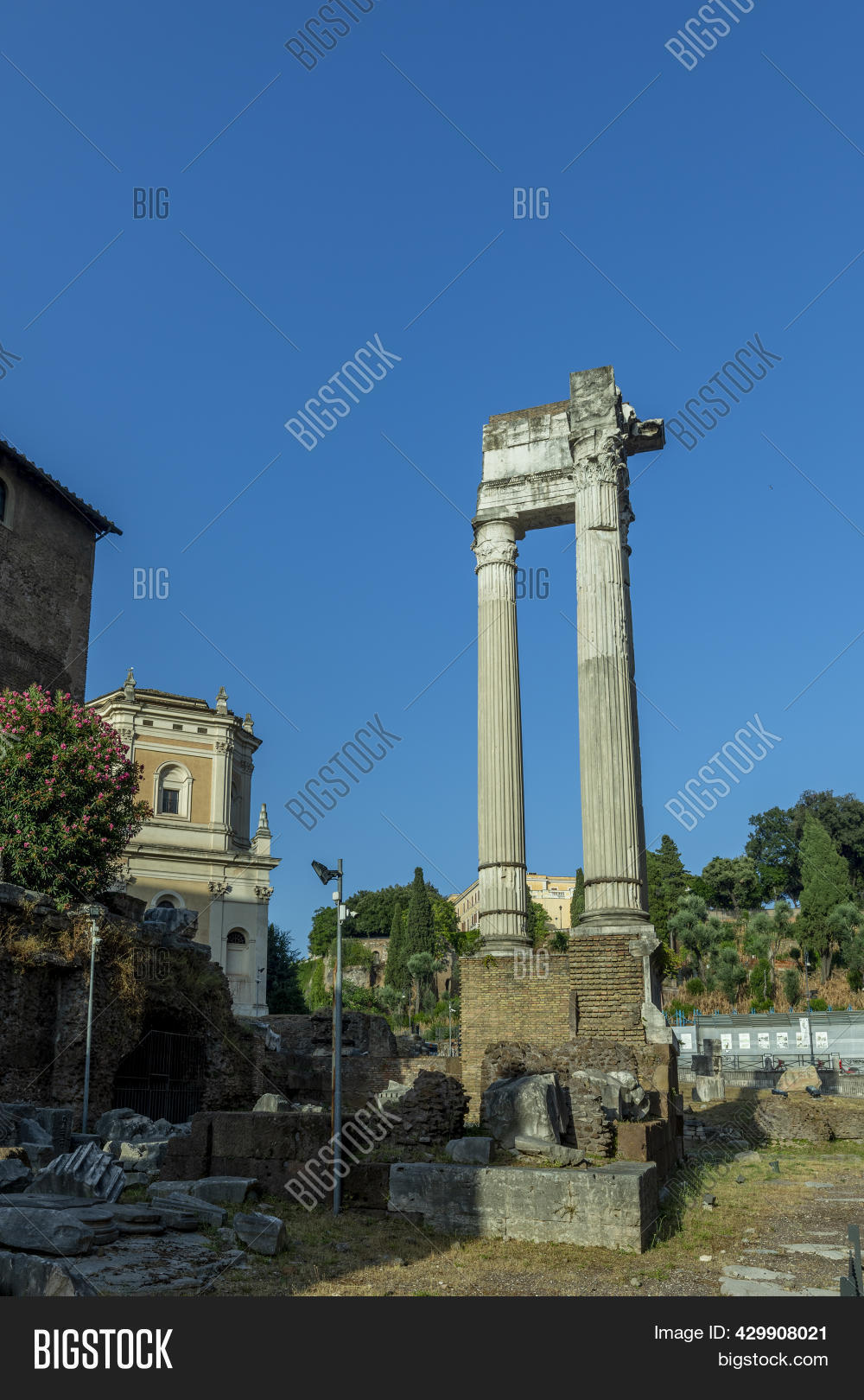 Old Roman Pillars Image & Photo (Free Trial) | Bigstock