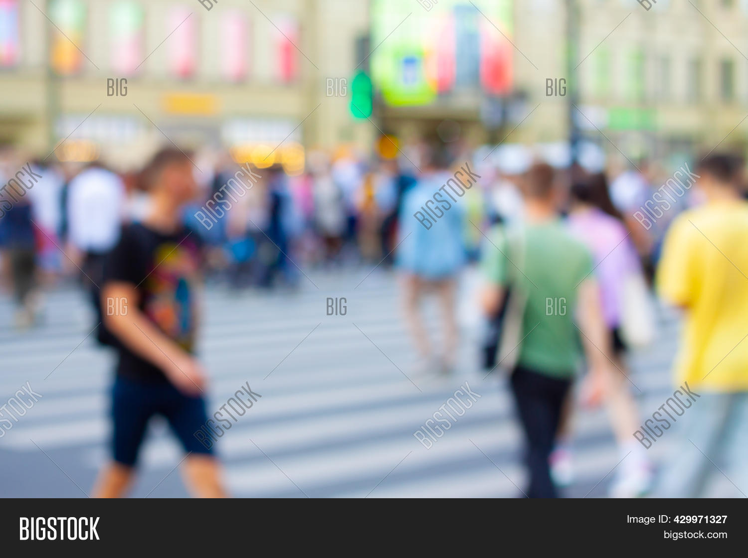 People Cross Road Image & Photo (Free Trial) | Bigstock