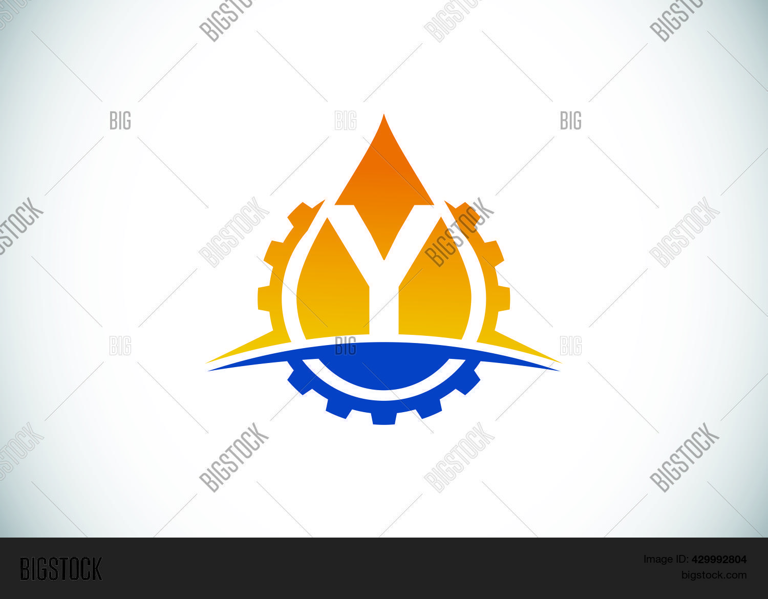 Initial Y Monogram Vector & Photo (Free Trial) | Bigstock