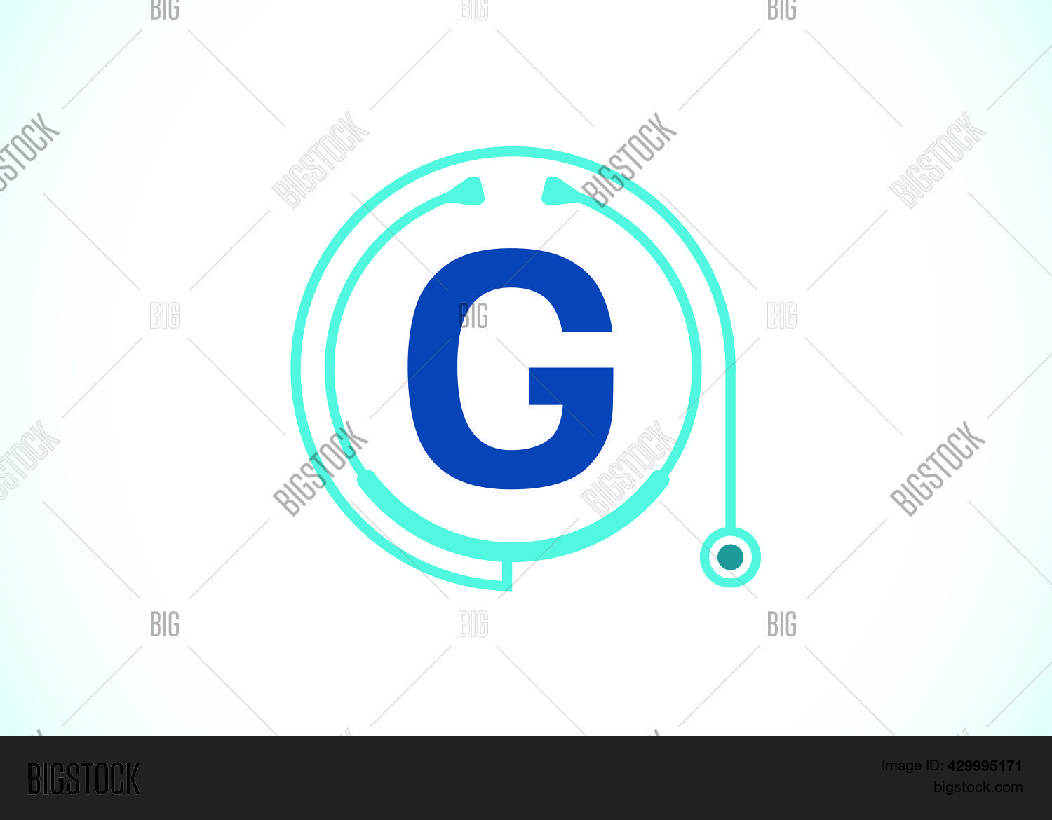 Initial G Monogram Vector & Photo (Free Trial) | Bigstock