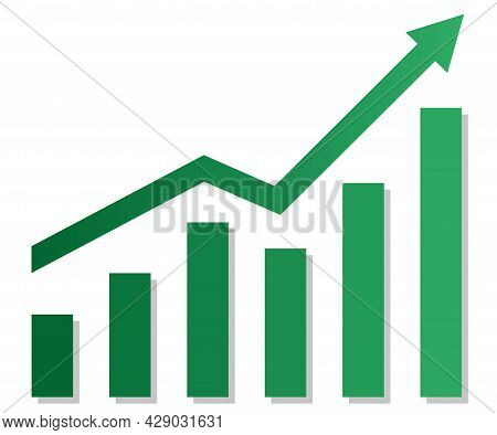 Graph Increase Report Vector & Photo (Free Trial) | Bigstock