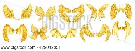 Mythical Wings Vector & Photo (Free Trial) | Bigstock