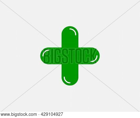Green Plus Sign. Vector & Photo (Free Trial) | Bigstock