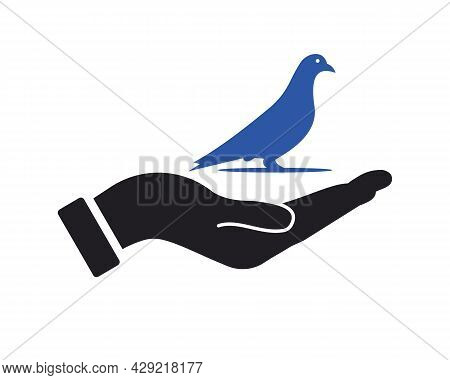 Hand Bird Logo Design Vector & Photo (Free Trial) | Bigstock