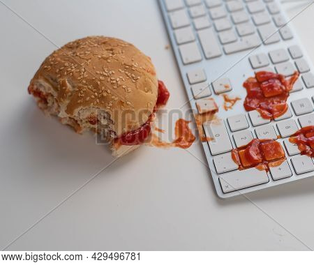 Burger Drops Ketchup Image & Photo (Free Trial) | Bigstock