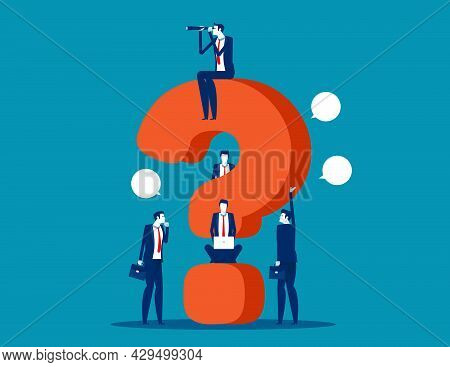 Business Team Asking Vector & Photo (Free Trial) | Bigstock