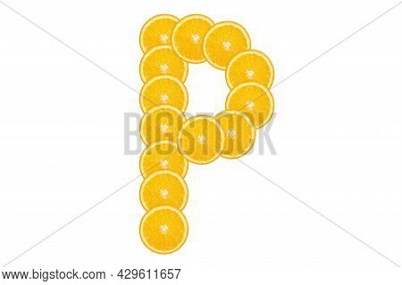 Sliced Orange Alphabet Image & Photo (Free Trial) | Bigstock