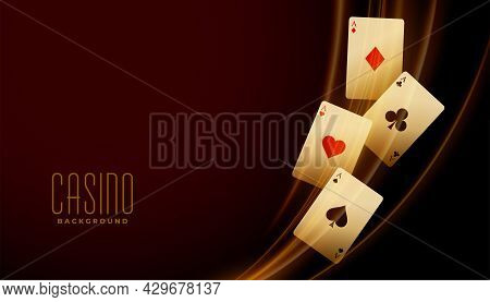 Golden Ace Cards Vector & Photo (Free Trial) | Bigstock
