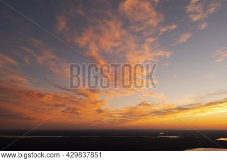 Aerial View Sunset Sky Image & Photo (Free Trial) | Bigstock
