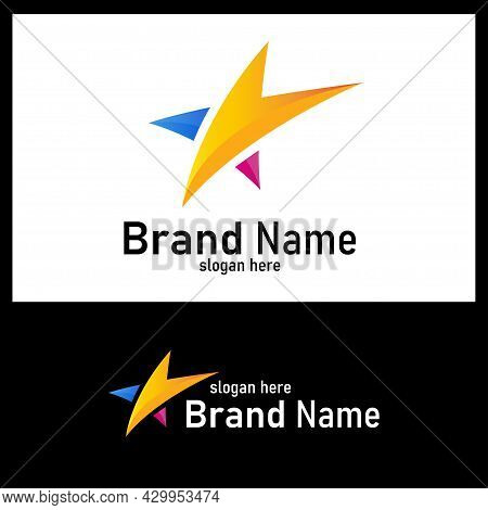Colorful Star Logo Vector & Photo (Free Trial) | Bigstock
