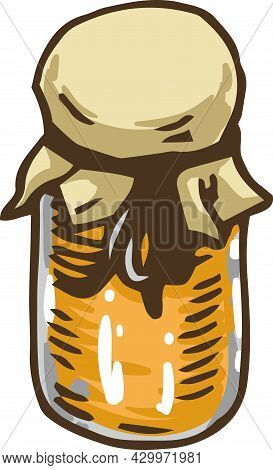Apple Jam Jar. Vector Vector & Photo (Free Trial) | Bigstock