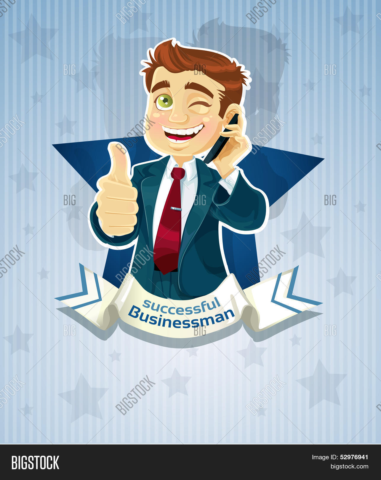 Cute Successful Vector & Photo (Free Trial) | Bigstock