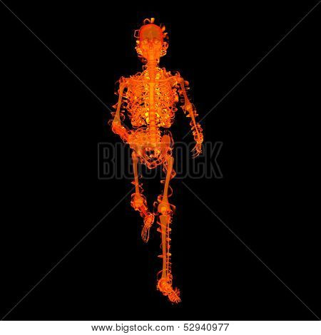 Walking Fire Skeleton Image & Photo (Free Trial) | Bigstock