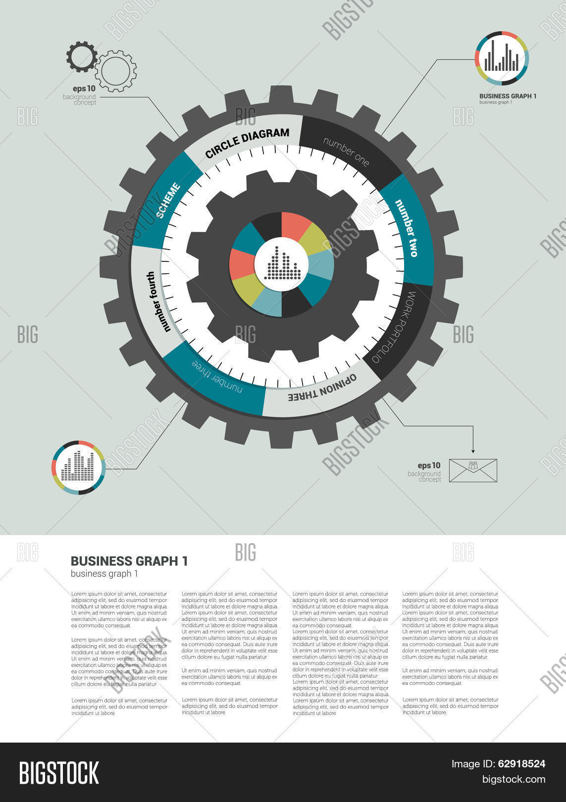 Cog Wheel Circle Vector & Photo (Free Trial) | Bigstock