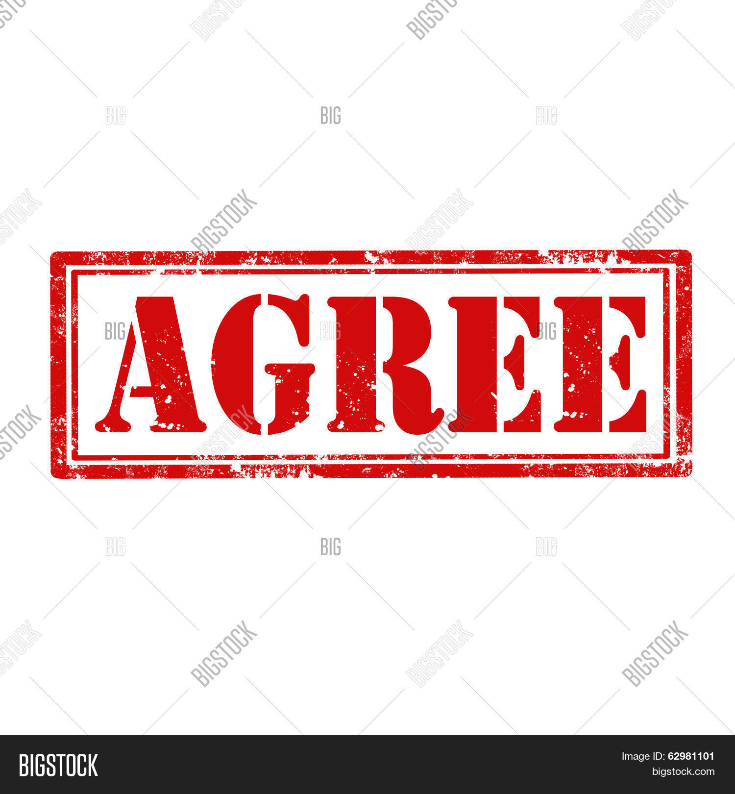Agree-stamp Vector & Photo (Free Trial) | Bigstock