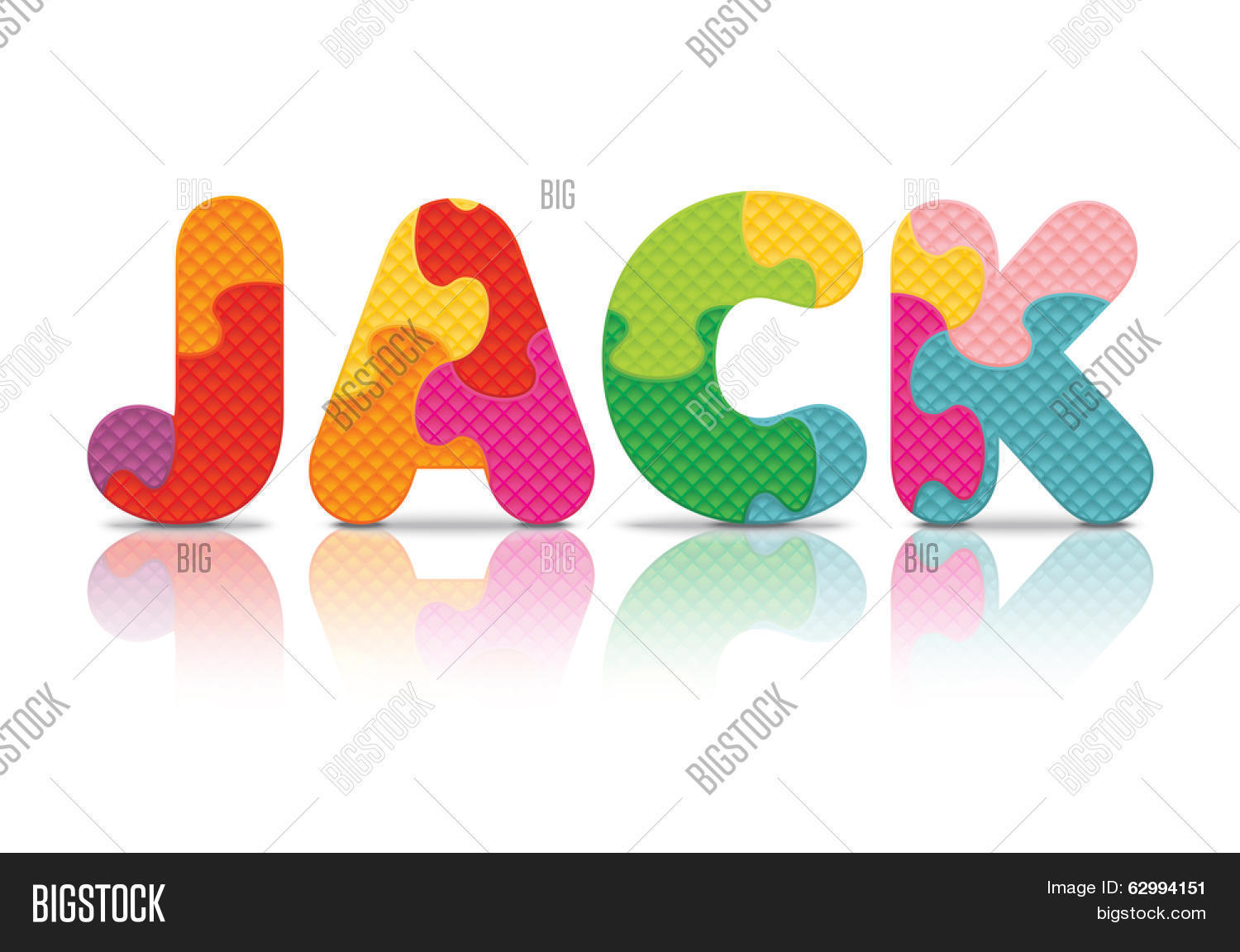 JACK Written Alphabet Vector & Photo (Free Trial) | Bigstock